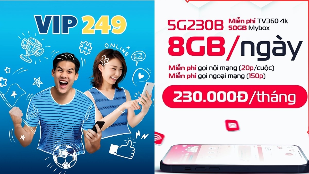 So sánh gói cước 5G VinaPhone và 5G Viettel